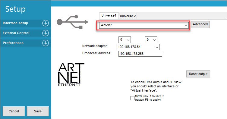FreeStyler | Professionelle DMX Software